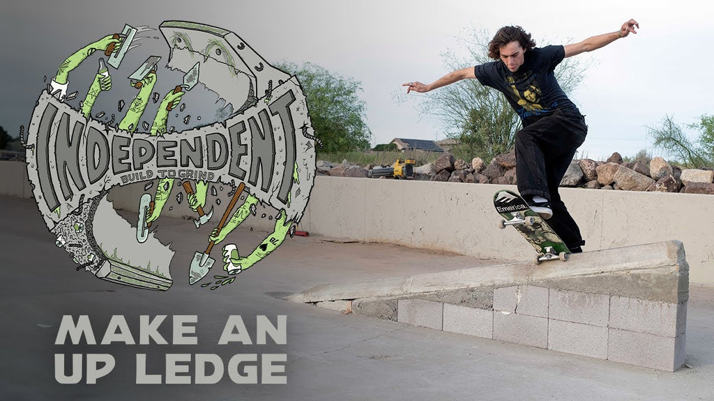 DIY Skate Spots | Build A Parking Block Up Ledge | How To