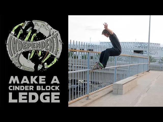 DIY Skate Spots | Make A Cinder Block Ledge | How To