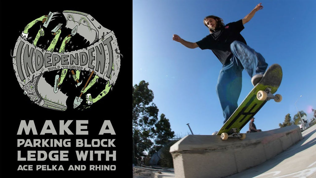 DIY Skate Spots | Make A Parking Block Ledge | How To