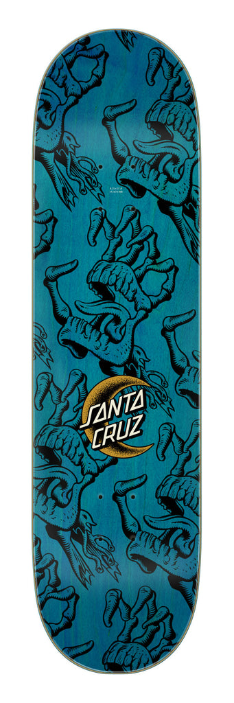8.25in Crescent Bone Hand | Birch Wood | Santa Cruz Skate Deck