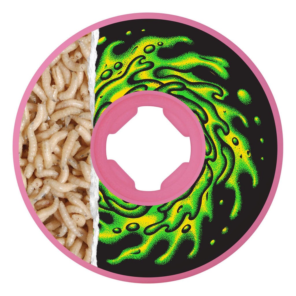54mm / 97A Tear Away Maggots Neon Pink | Hardline Shape | Slime Balls ...