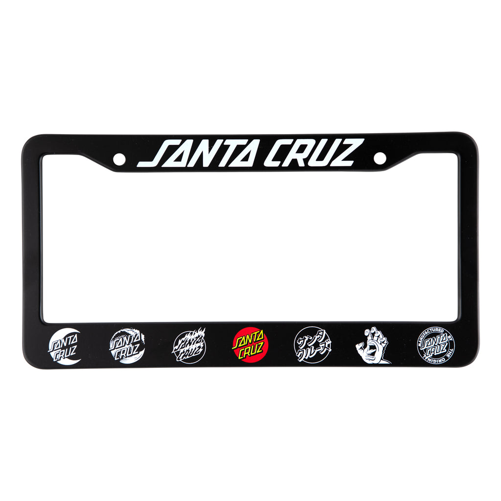Classic Logos | License Plate Frame | Santa Cruz Skateboards