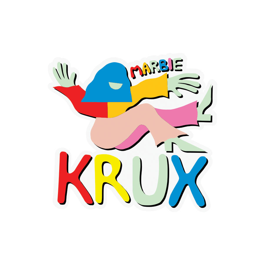 Krux Marbie Sticker | Krux Trucks Skate Stickers