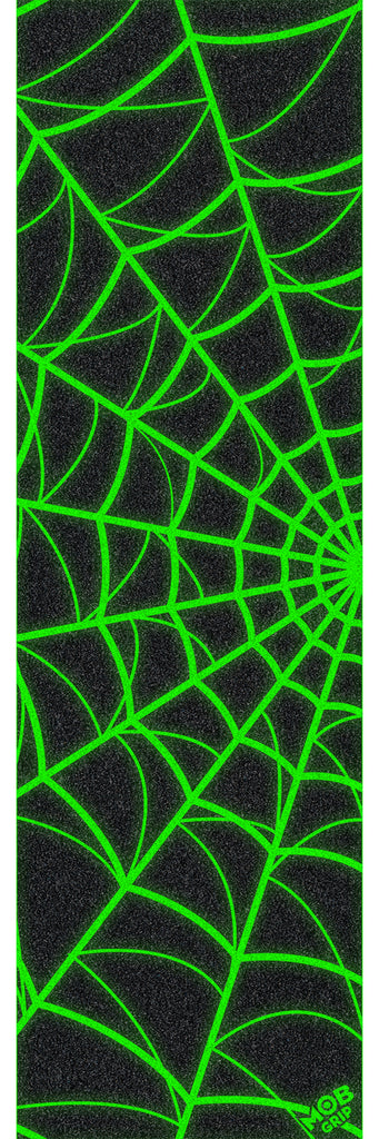 10in Web | Glow In The Dark | Mob Skate Griptape