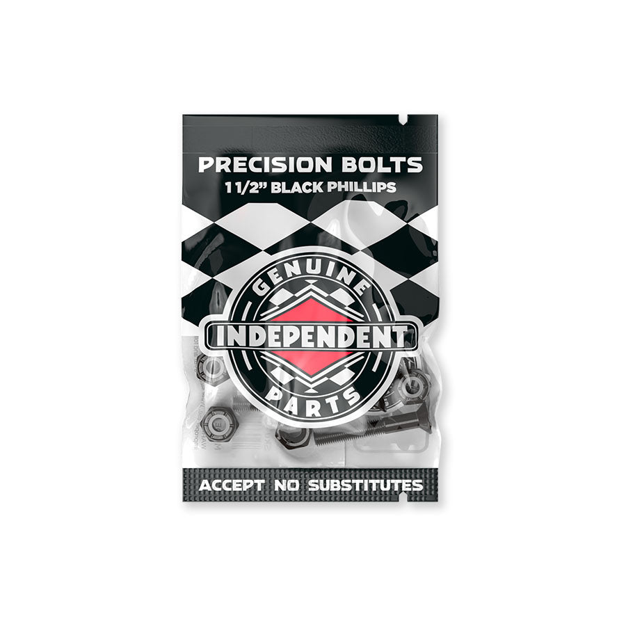 Black 1.50in Phillips Skate Hardware | Genuine Parts | Independent